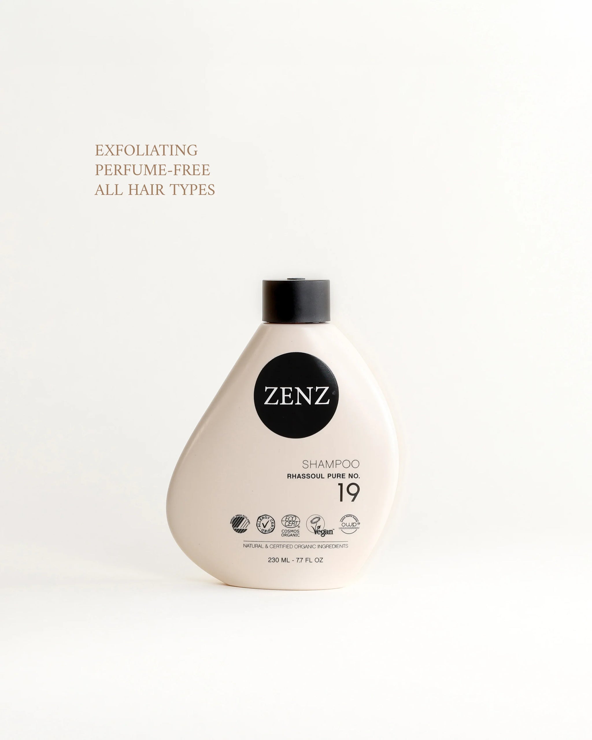 ZENZ Hair Care | Shampoo Rhassoul Pure no. 19 (230ml) | ZENZ Organic